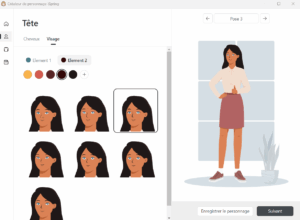 Création de personnages personnalisés sur iSpring