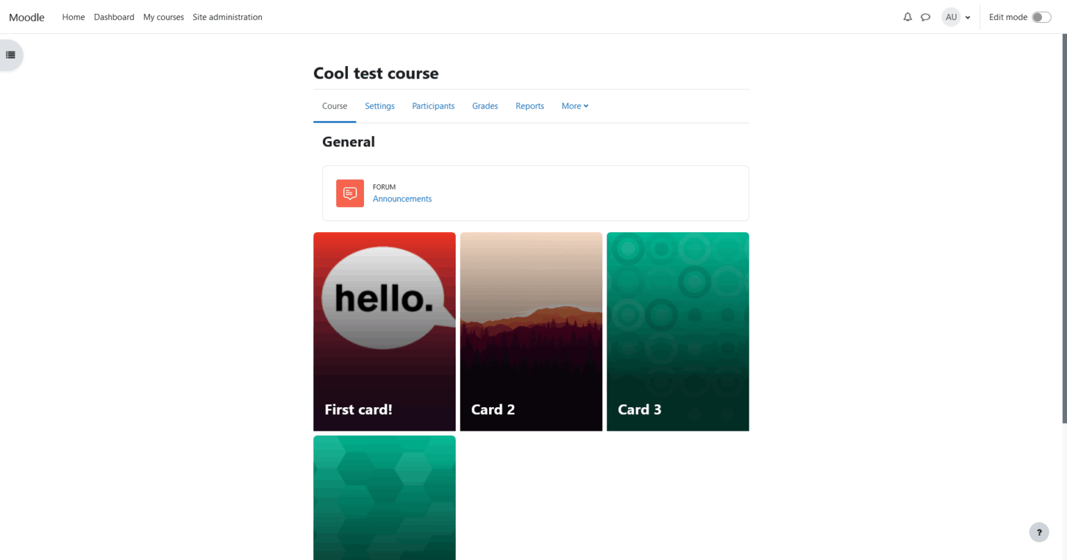 Amazing Moodle Plugins : Cards Format - E-learning Touch'