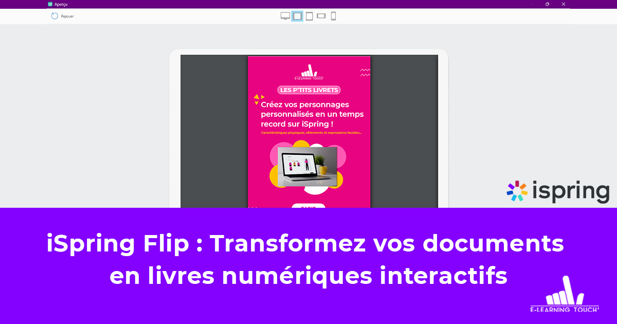 Tutoriel iSpring Flip - E-learning Touch'